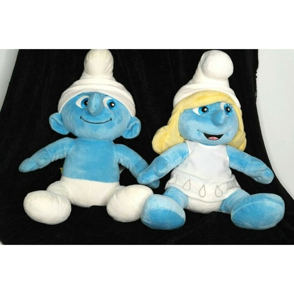 Build-A-Bear | Toys | Build A Bear Smurf And Smurfette 21 The Smurfs ...